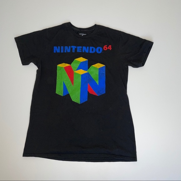 Nintendo | Shirts | Nintendo 64 Gamer Logo Tshirt Gamer | Poshmark